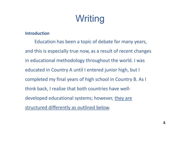 PARAGRAPH STRUCTURE: COMPARISON AND CONTRAST | PPTX | Secondary ...