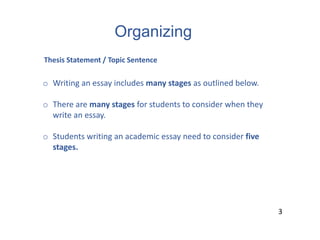 PARAGRAPH STRUCTURE: SEQUENCE / PROCESS | PPTX