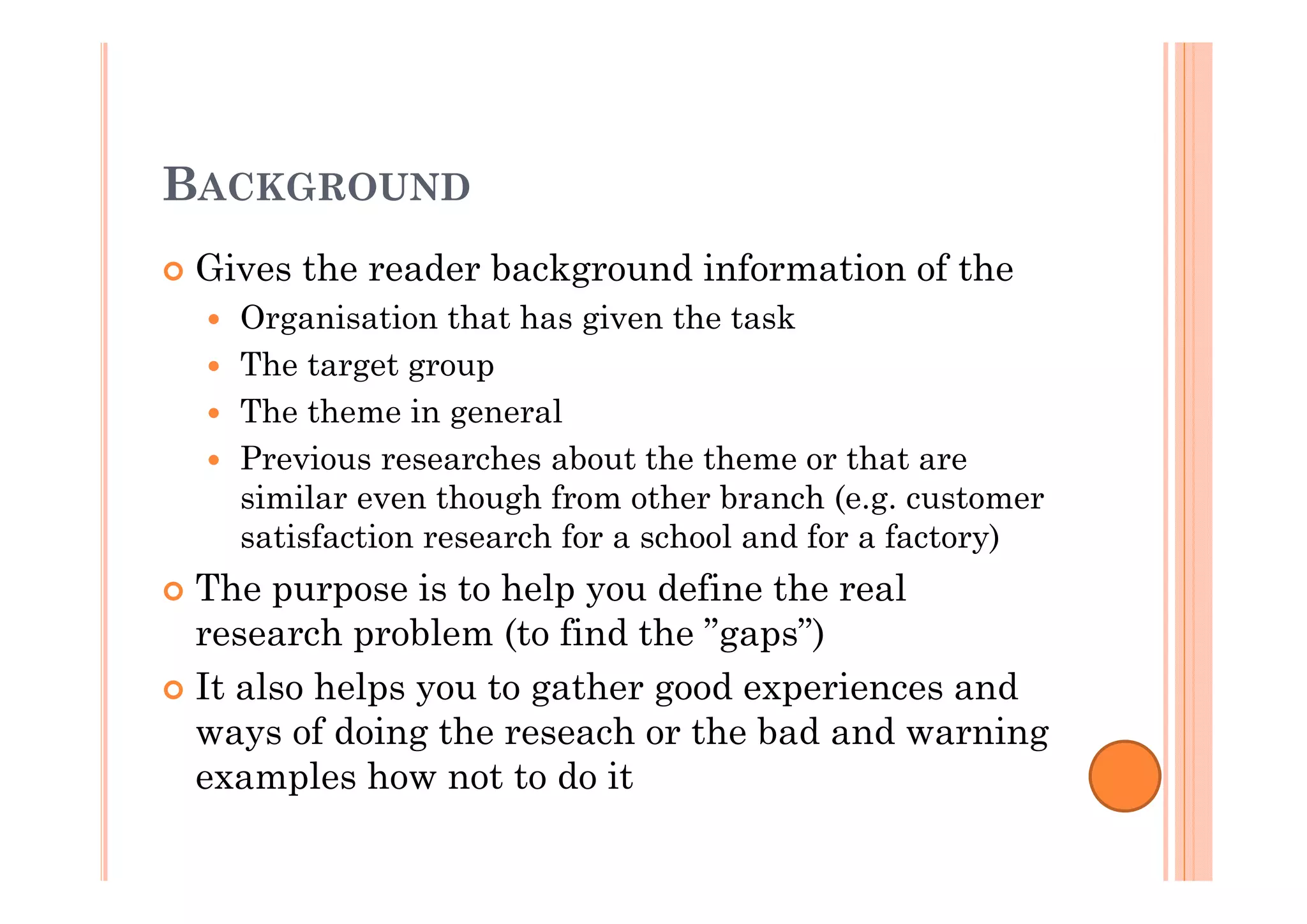 Marketing research plan | PPT