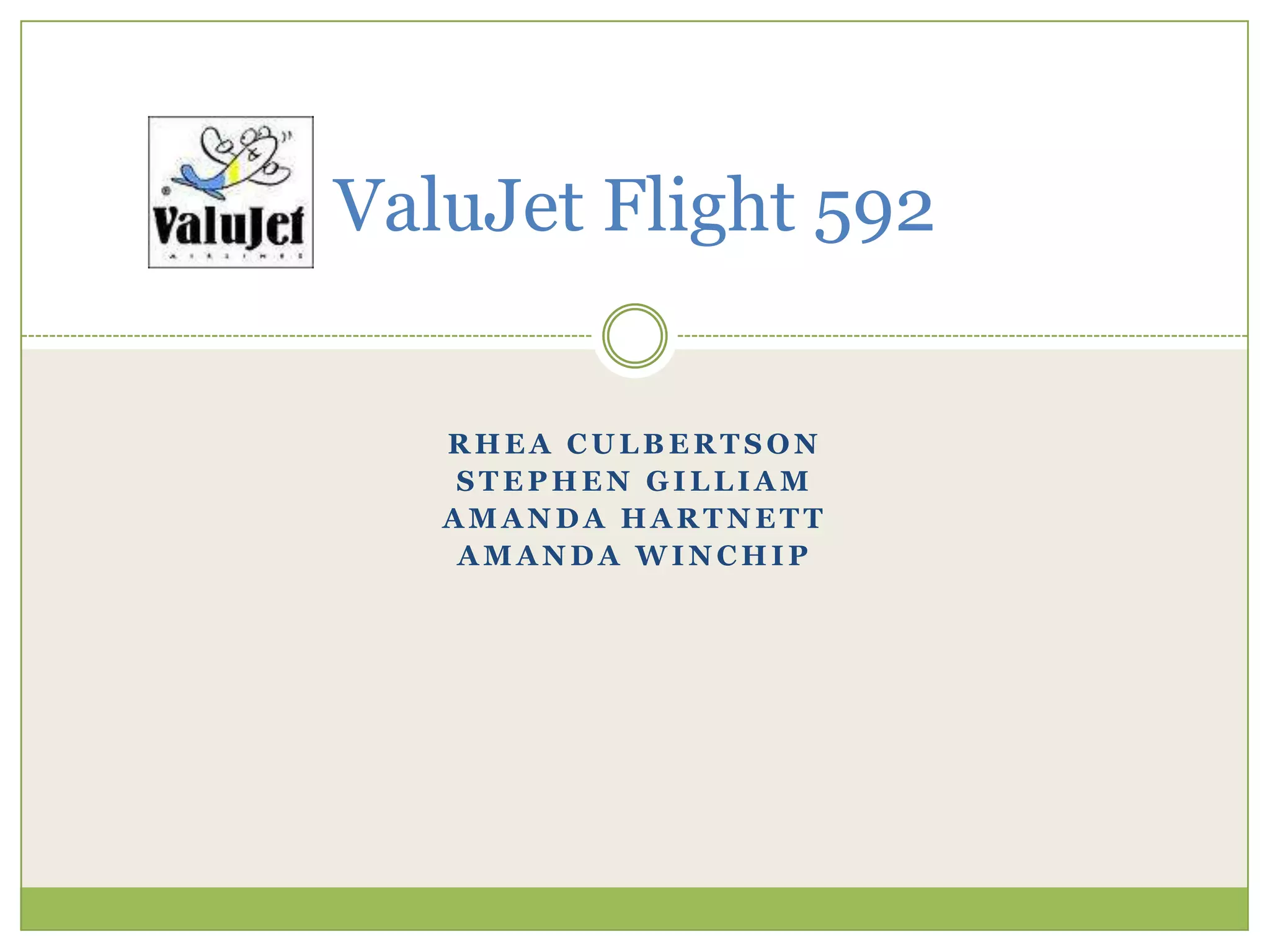Valu Jet - Corporate Affairs | PPTX