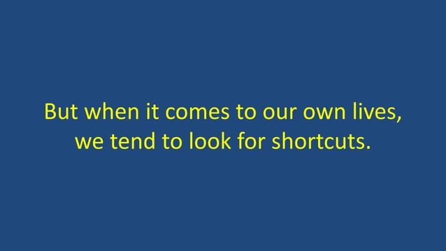 Why Shortcuts Are A Incredibly Dangerous Strategy | PPTX
