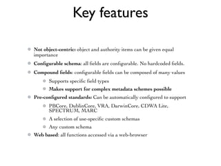 CollectiveAccess: Open Source Collection Management for Archives | PPT