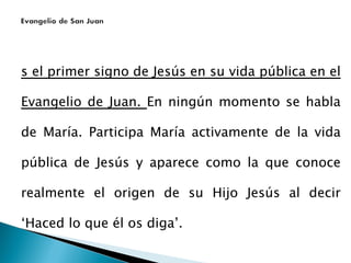 María en el evangelio de juan | PPT