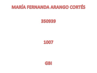 María fernanda gbi | PPT