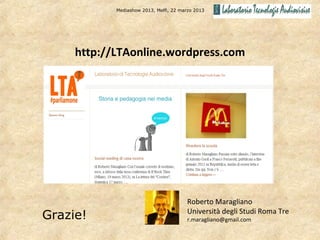 Maragliano mediashow melfi | PPT