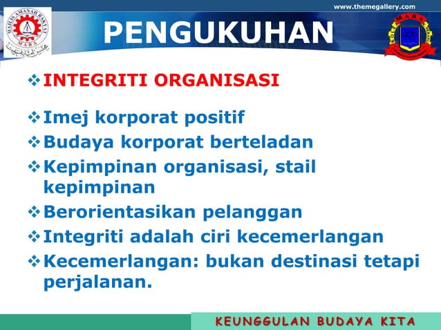 MARA ILKM - Pengurusan Integriti & Akauntabiliti | PPTX