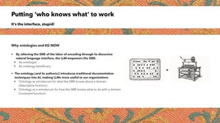 Knowing and Doing: Knowledge graphs, AI, and work | PDF