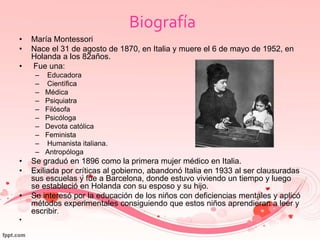María montessori | PPT