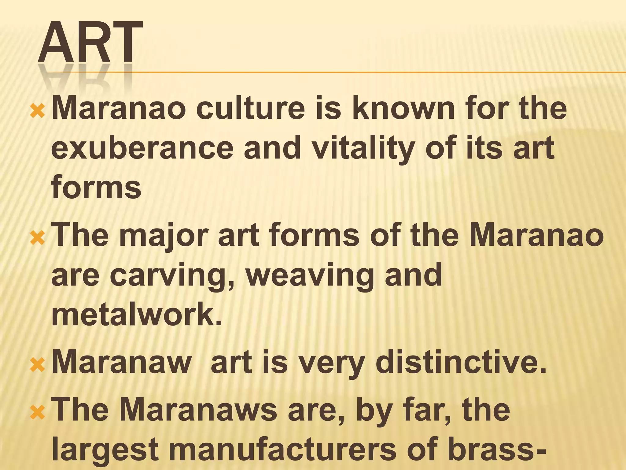 Maranao | PPTX