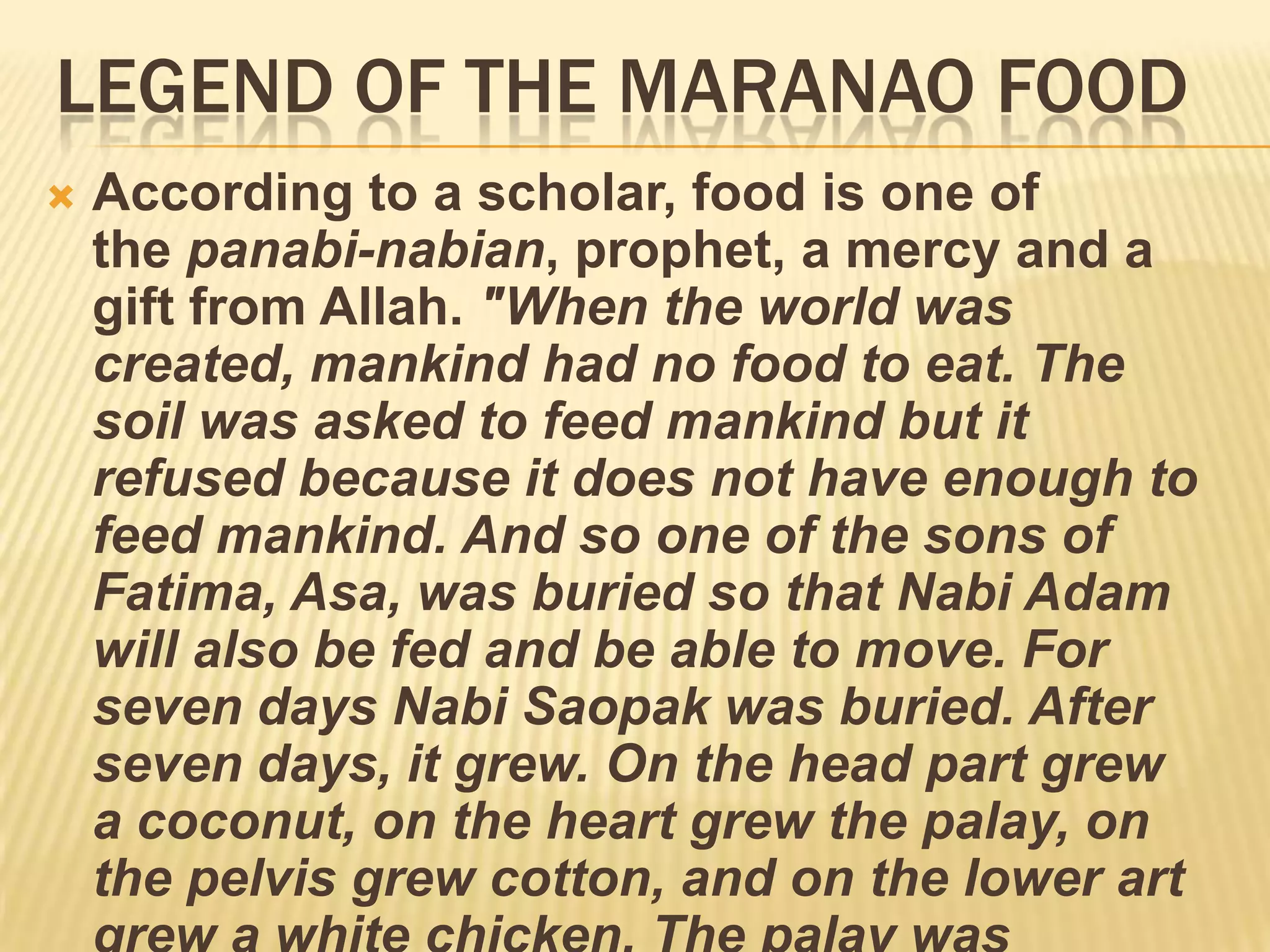 Maranao | PPTX
