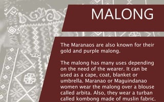 Maranao | PPTX
