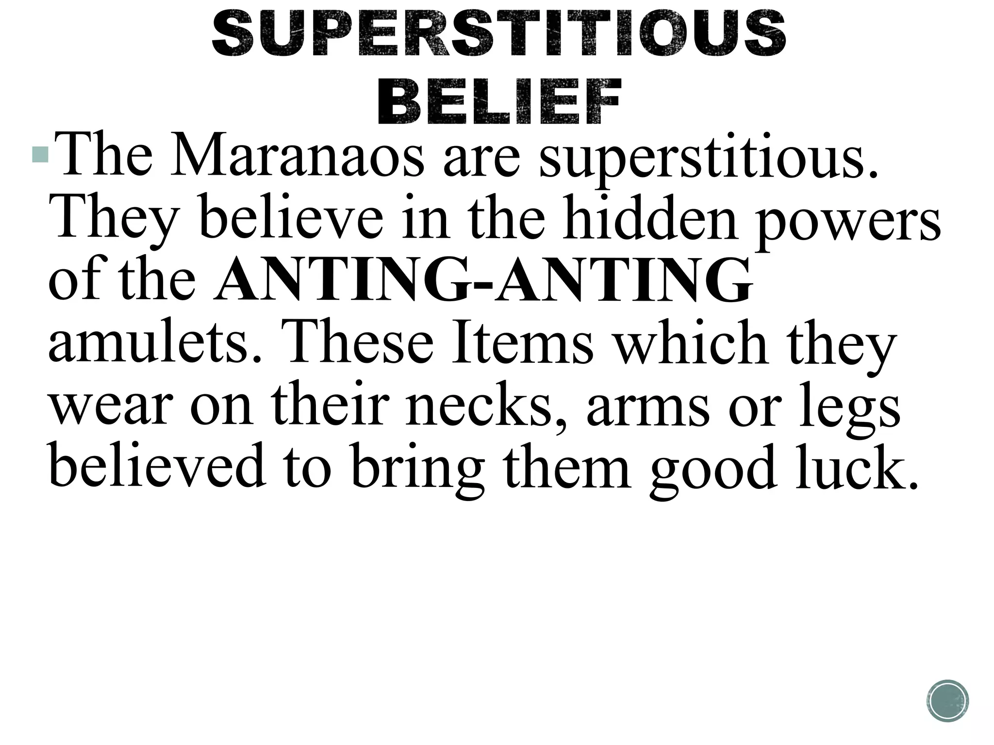 Maranao Ethnic Group of the Philippines | PPTX