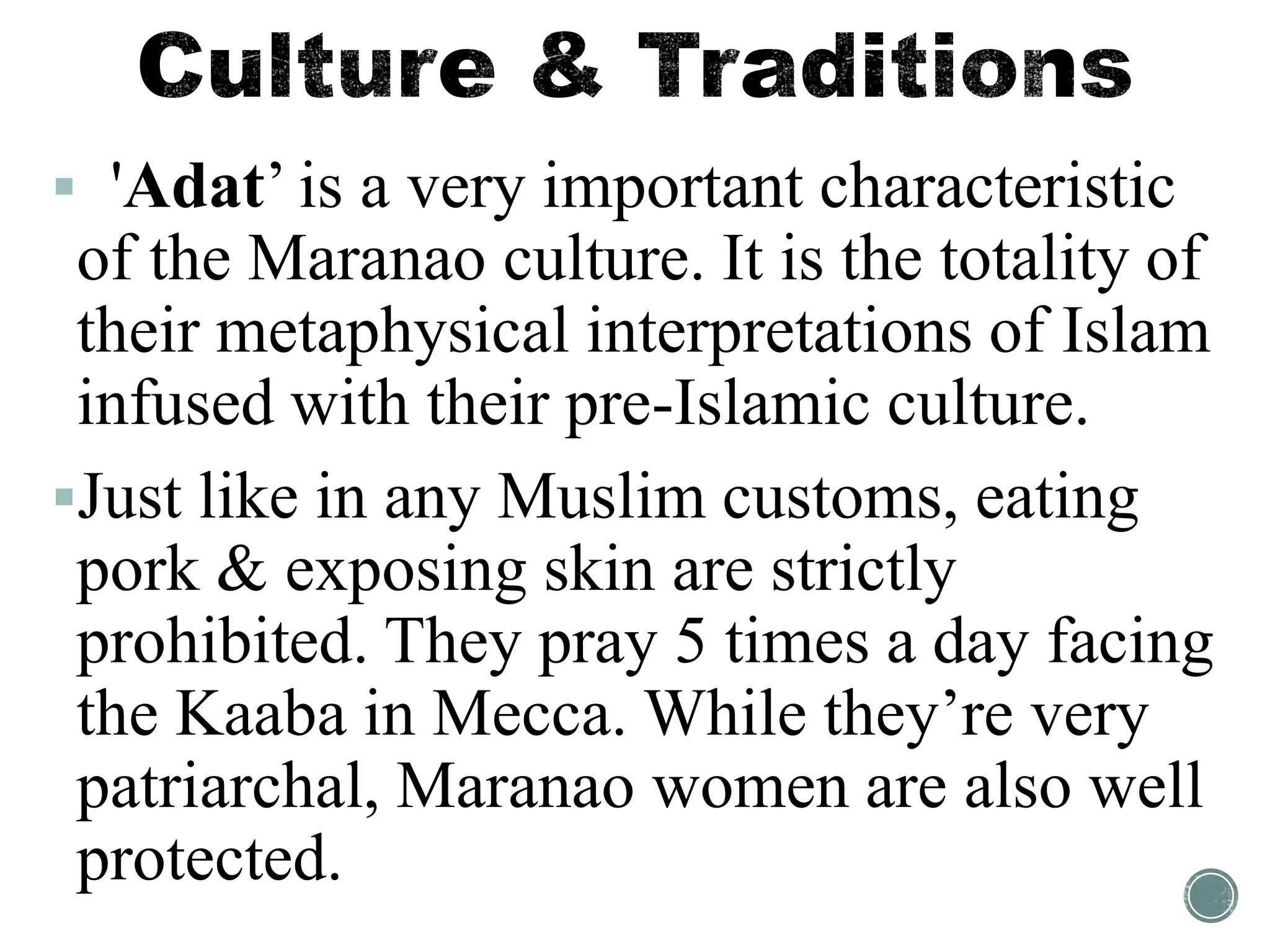 Maranao Ethnic Group of the Philippines | PPTX