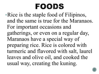 Maranao Ethnic Group of the Philippines | PPTX
