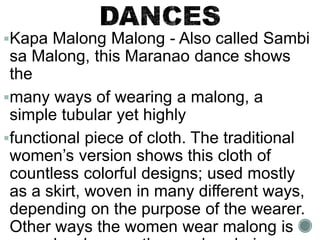 Maranao Ethnic Group of the Philippines | PPTX