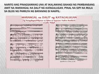 Marangal na dalit | PPTX