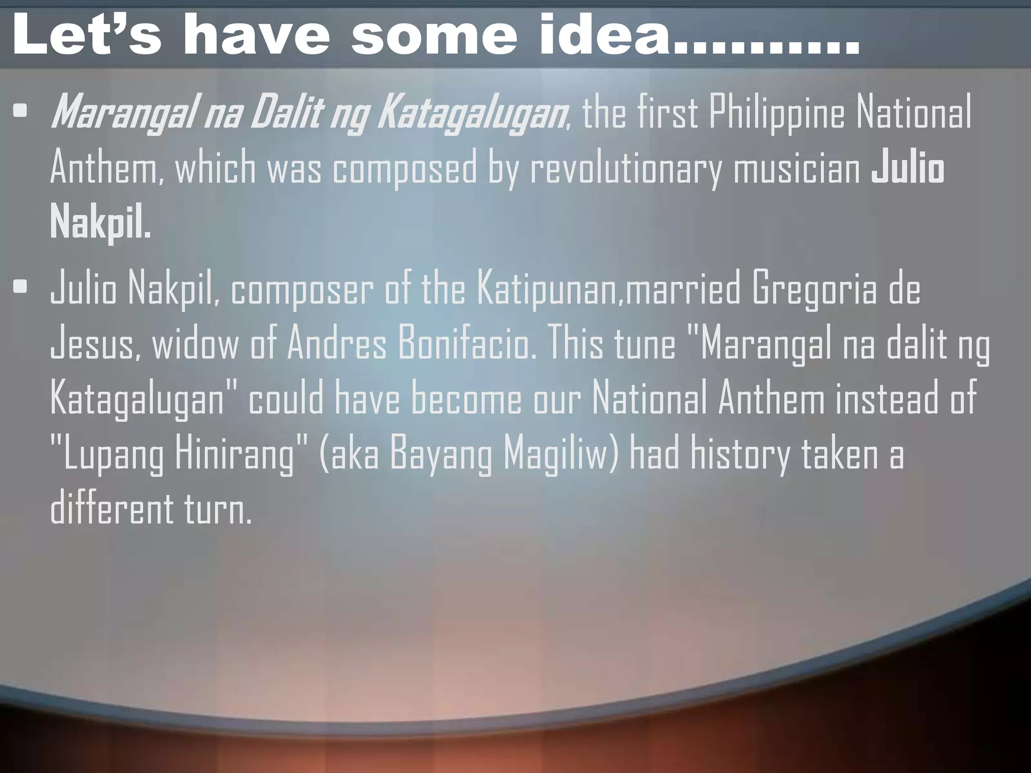 Marangal na dalit ng katagalugan | PPT