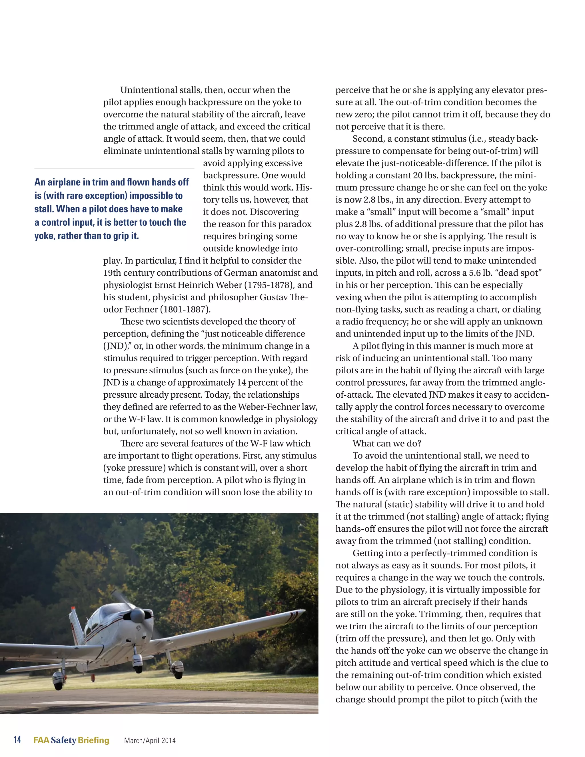 FAA Safety Briefing March / April 2014 - Getting back in the Game | PDF