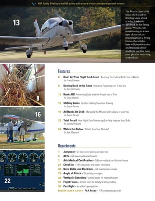 FAA Safety Briefing March / April 2014 - Getting back in the Game | PDF
