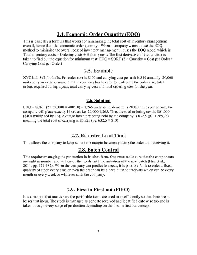 Tools Commonly Used for Inventory Control | PDF