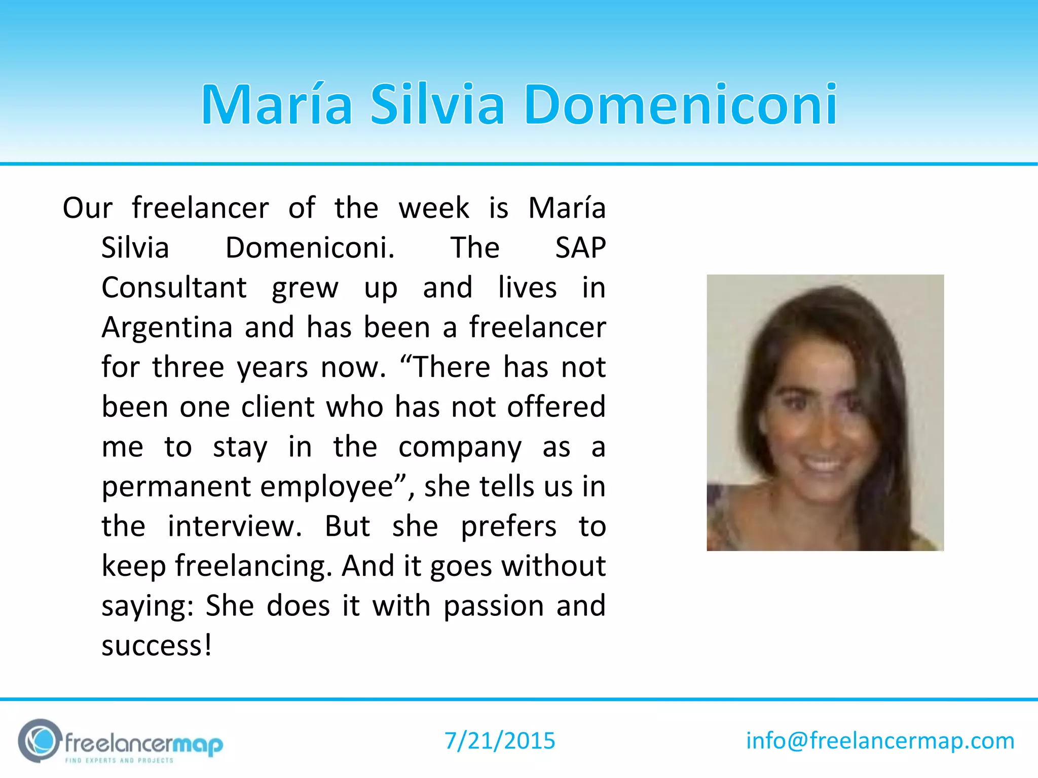 María Silvia Domeniconi – SAP Consultant | PDF