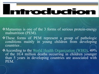 Marasmus a short description | PPT