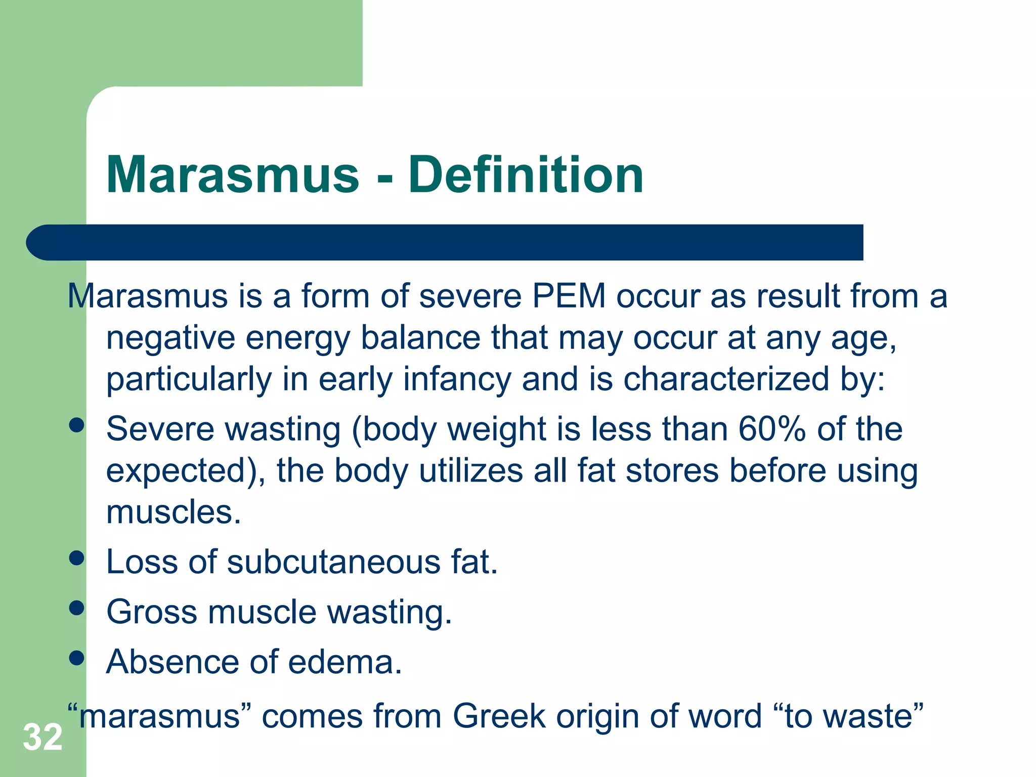 Marasmus kwashiorkor | PPT