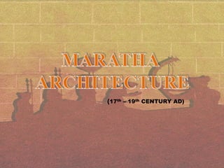 Maratha architecture | PPTX