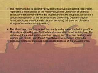 Maratha architecture | PPTX