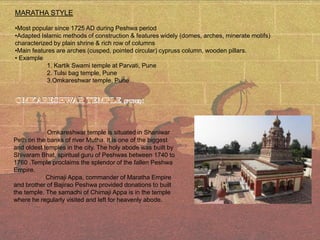 Maratha architecture | PPTX