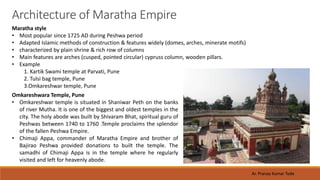 Maratha Architecture | History of Architecture | PDF