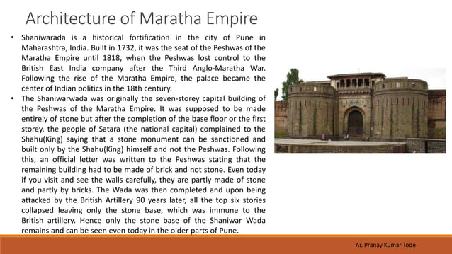 Maratha Architecture | History of Architecture | PDF
