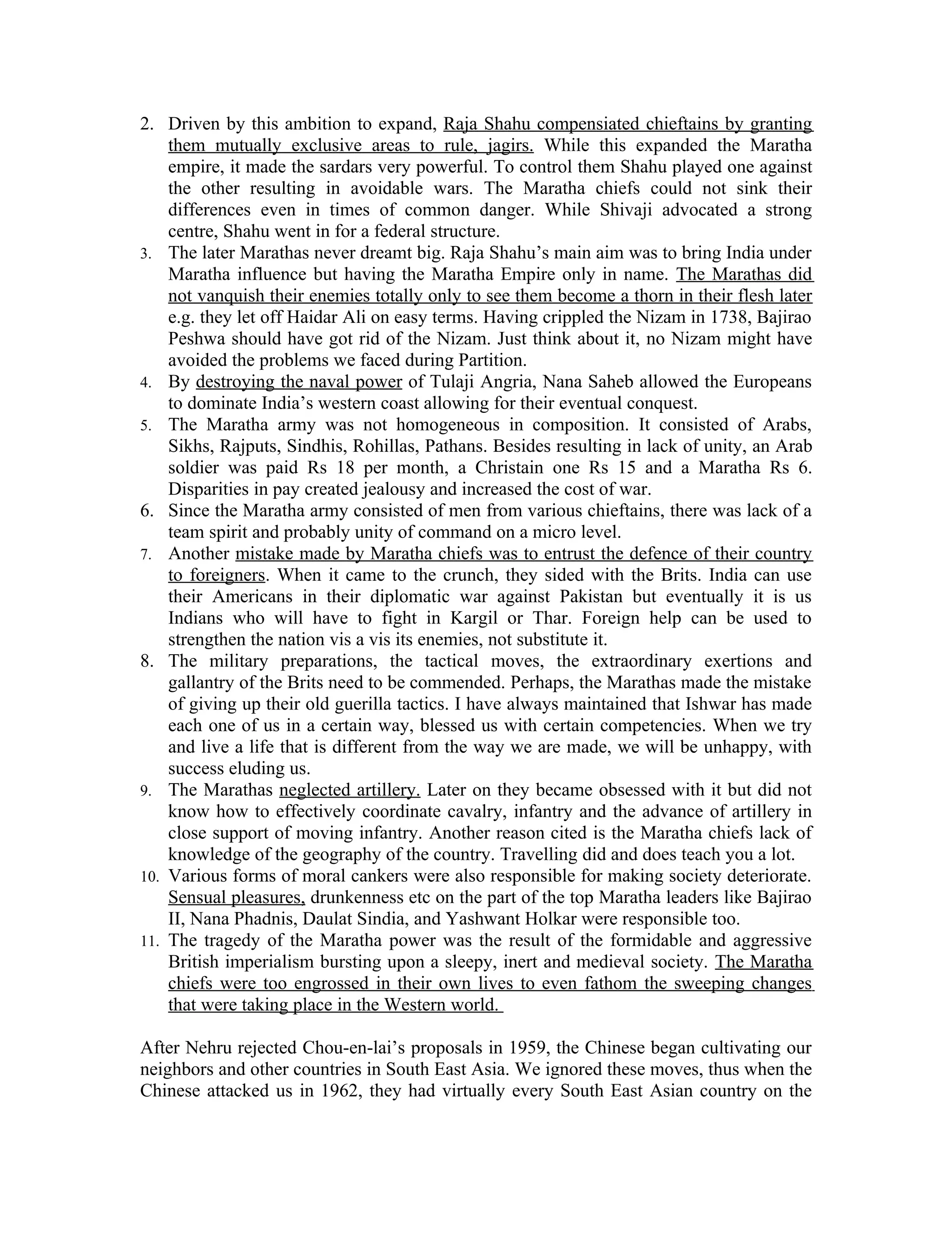 Maratha history brief | DOC