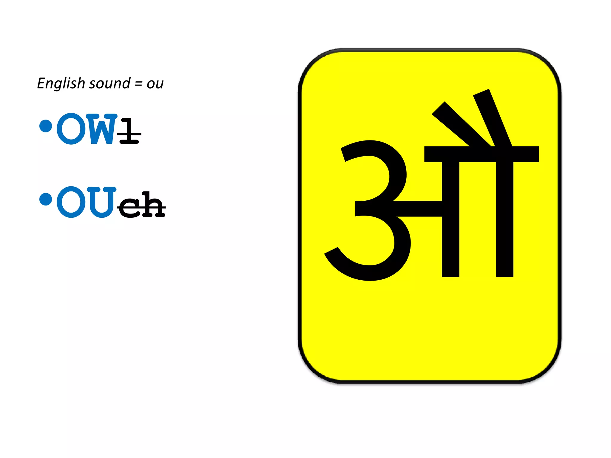 Marathi vowesl ae to aha | PPTX