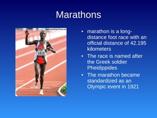 marathon | PPT