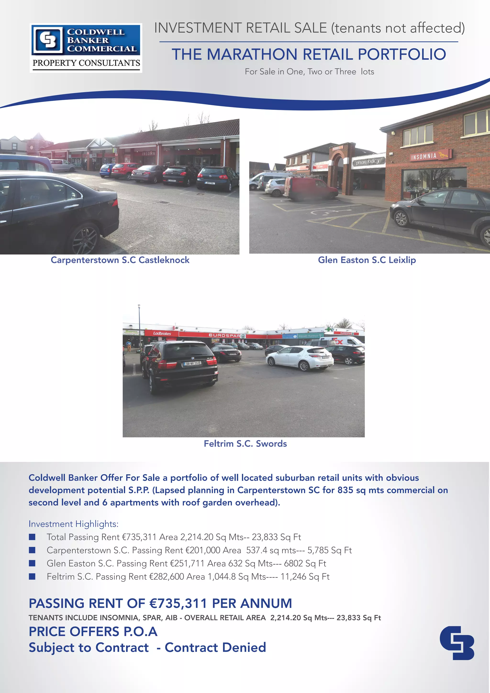 Dublin Suburban Strip Mall For Sale | PDF | Retail Property | Real Estate