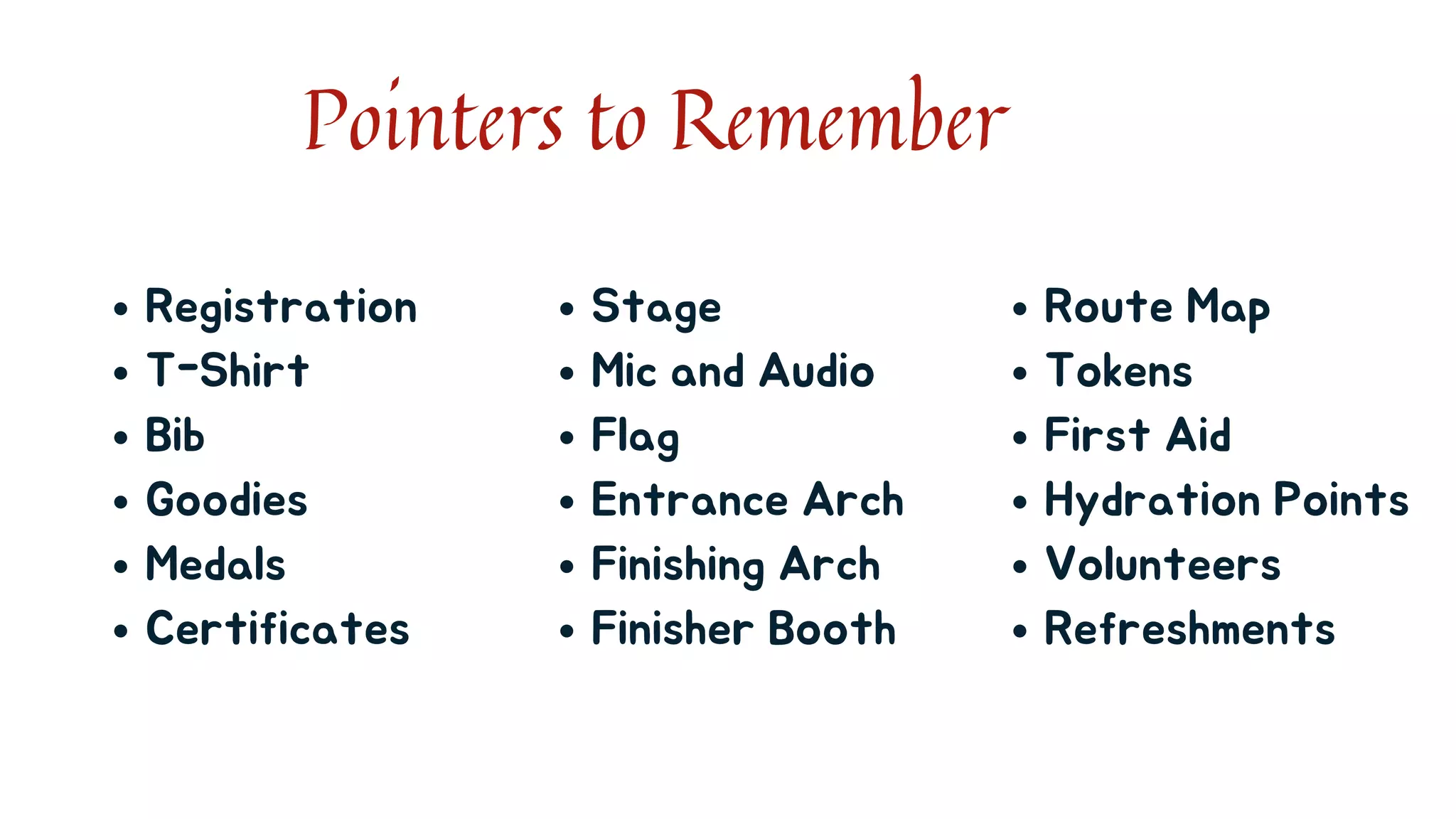 Marathon Event Planning | PDF
