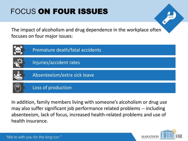 Drugs & Alcohol in the Workplace - What's Your Policy? | PPTX