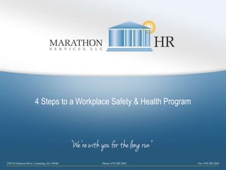 MarathonHR Workplace Safety Program | PPT