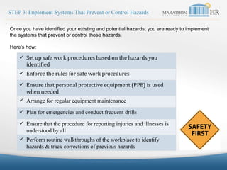 MarathonHR Workplace Safety Program | PPT