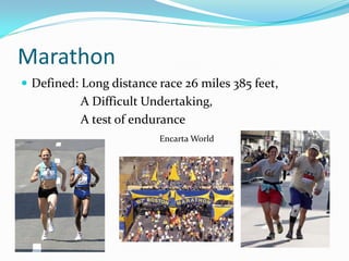 Marathon Preparation | PPT