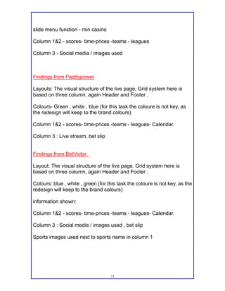 Marathon redesign | PDF