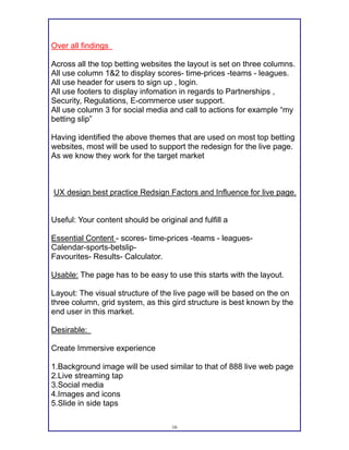 Marathon redesign | PDF