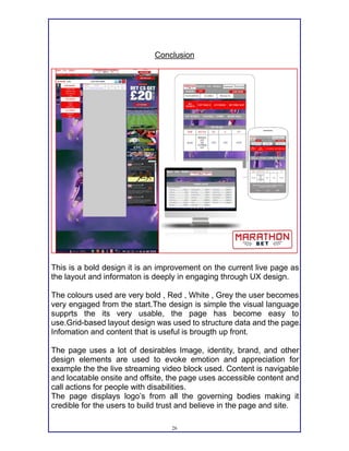 Marathon redesign | PDF