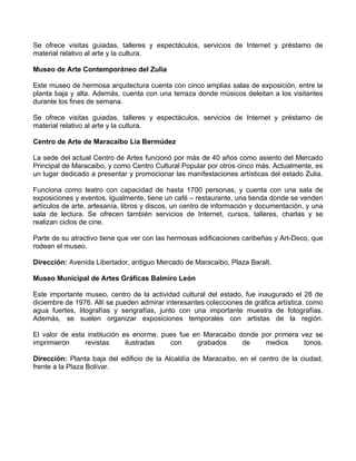 Maravillas de maracaibo | DOC