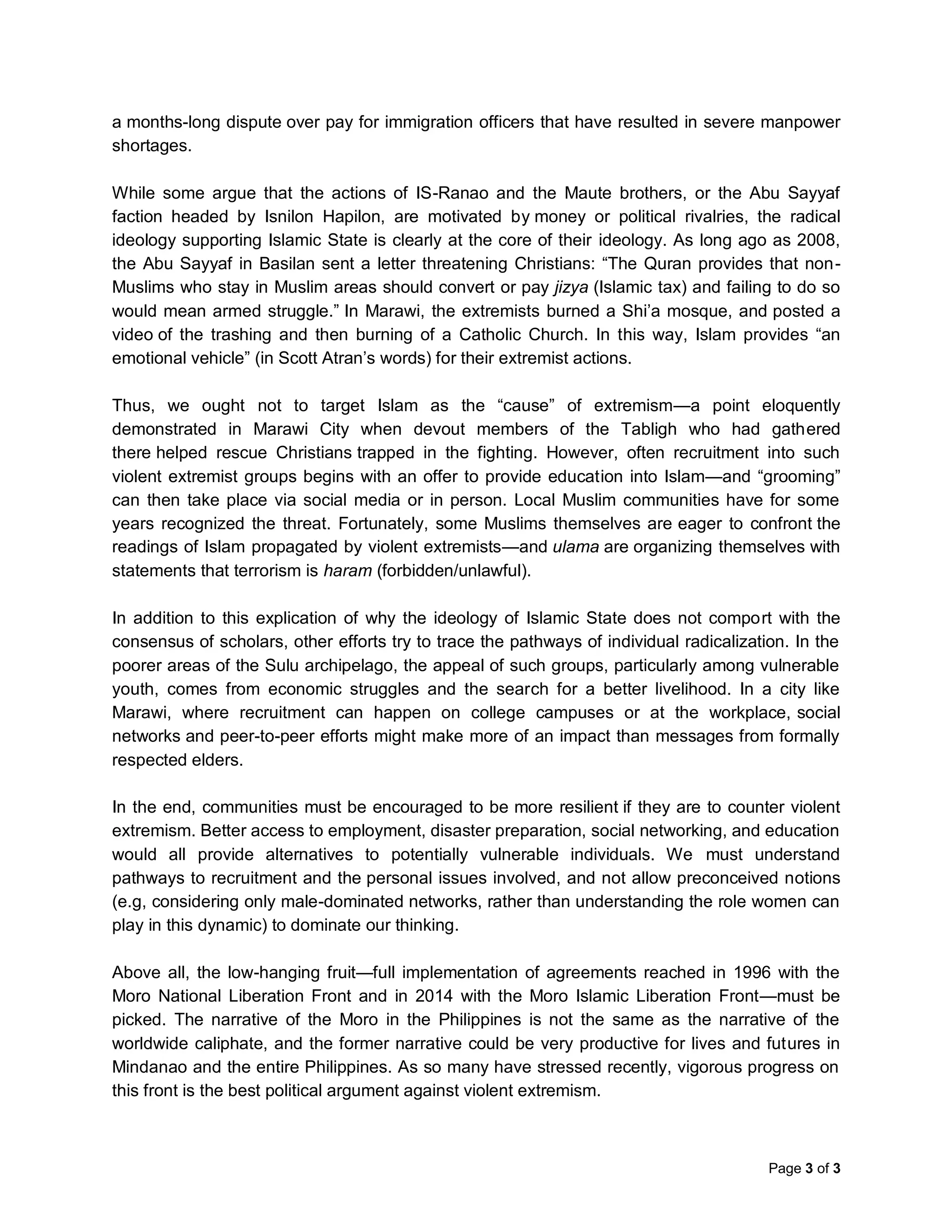 Marawi and beyond | PDF