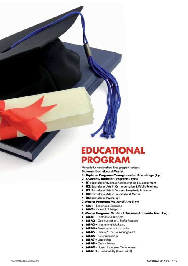 Marbella university-brochure | PDF | Undergraduate Education | College ...