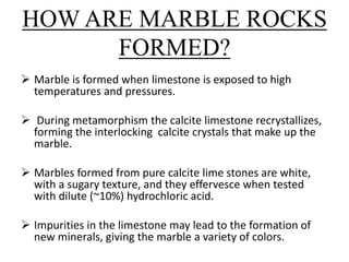 Marble and granite | PPTX