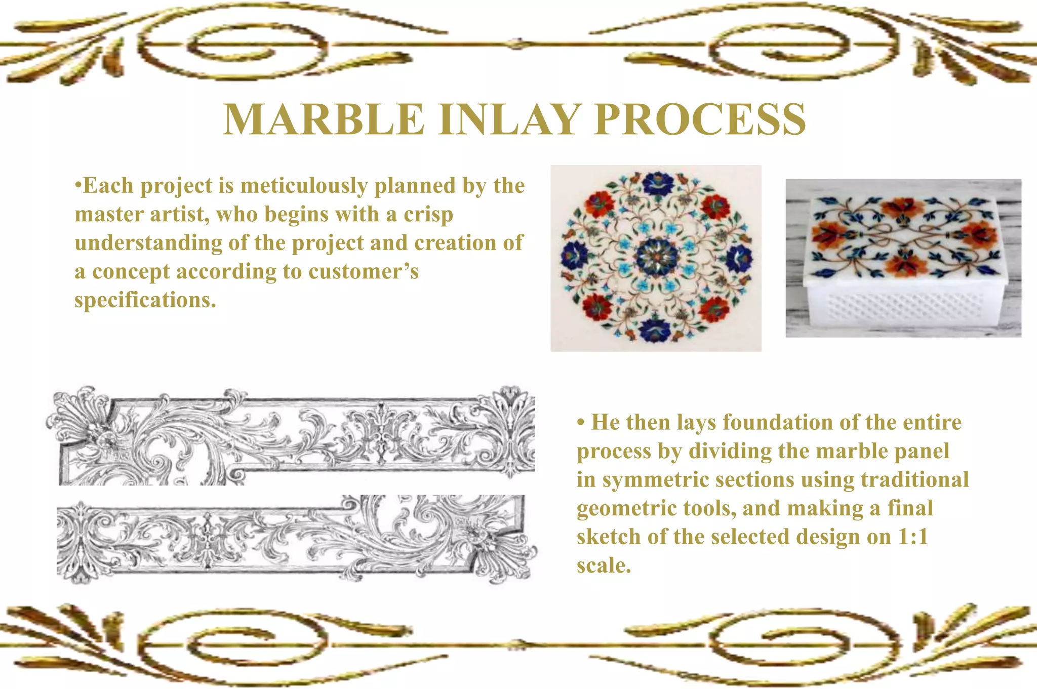Marble inlay (regional craft) | PPT