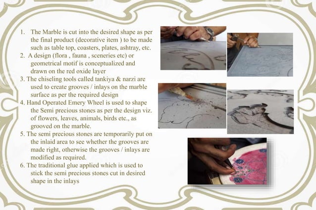 Marble inlay (regional craft) | PPT